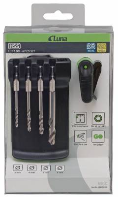 DRILL BITS SET LUNA GO MD1C - Luna tools