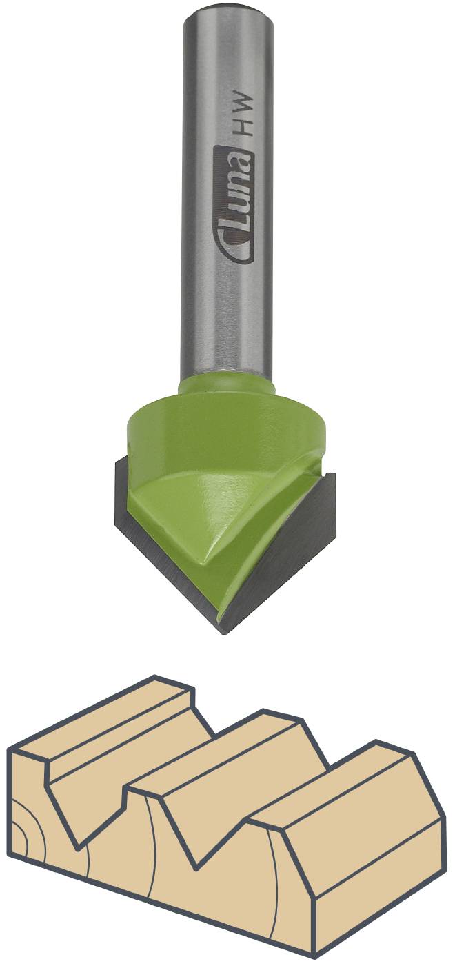 V-ROUTER POINTED 9 - Luna tools
